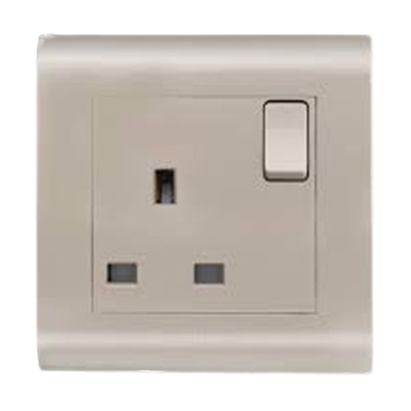 Kevilton Modular Gold 13Amp Switched Socket – LE.LK
