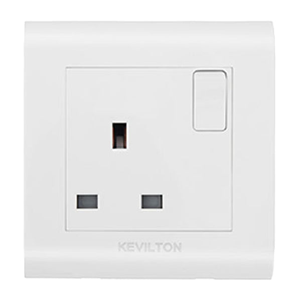 Kevilton Modular White 13Amp Socket Switch – LE.LK