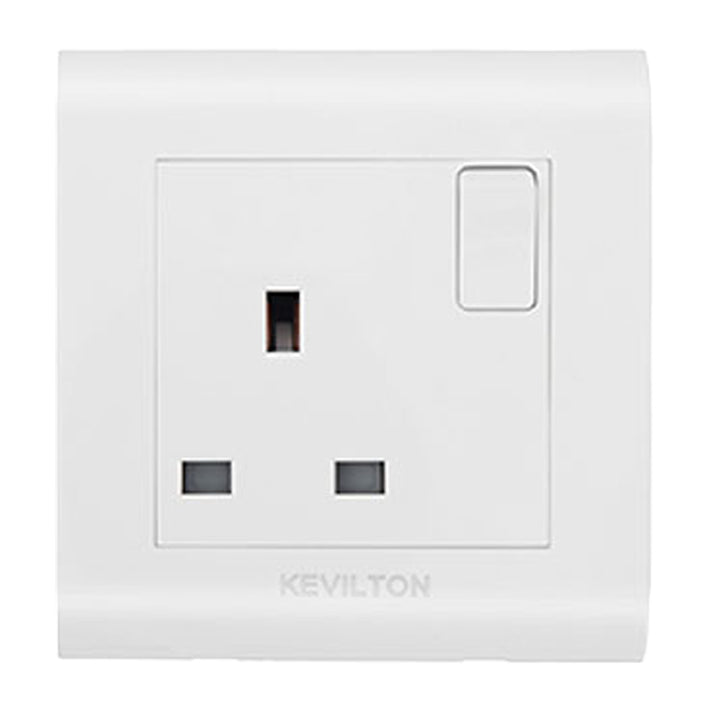 Kevilton Modular White 13Amp Socket Switch – LE.LK