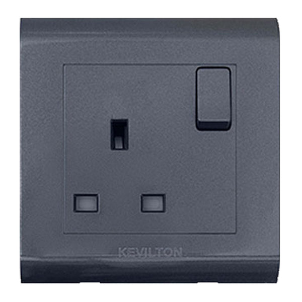 Kevilton Modular Black 13Amp Socket Switch – LE.LK